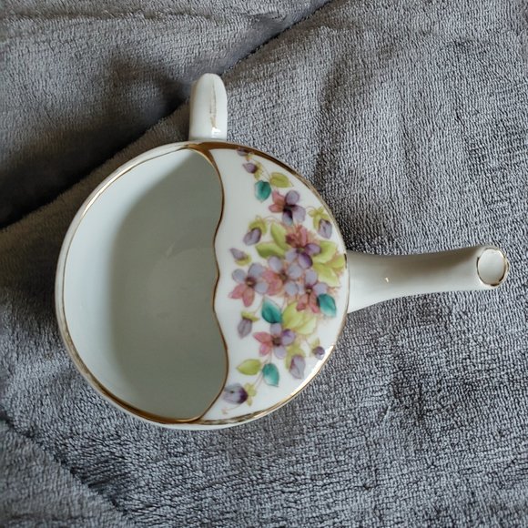 Accents | Antique Medical Invalid Feeder Cup Porcelain Floral Baby Pap ...